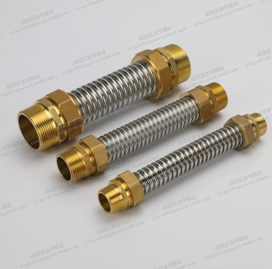 不锈钢空调波纹管 风机盘中央金属软管 DN20 25 32 40 50 65_虎窝淘