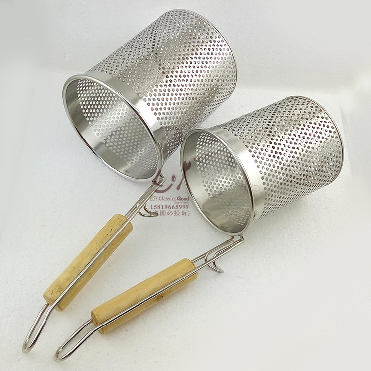 漏勺冲孔粉漏不锈钢漏篱麻辣烫米线面条炸篱炸漏漏勺