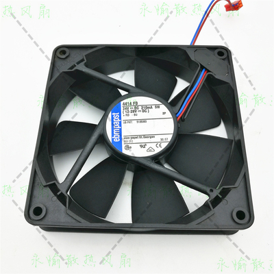 原装德国ebmpapst 4414FD 12025 24V 5W 2线双滚珠变频器风扇12CM
