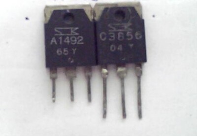 2SA1492 2SC3856进口拆机功放对管A1492 C3856  质量保证测好发货