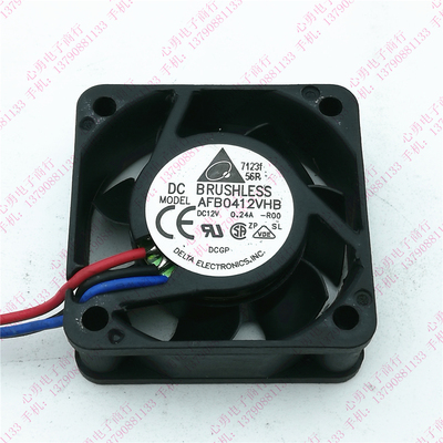 原装台达 AFB0412VHB 12V 0.24A -R00 4015 3线双滚珠机箱风扇