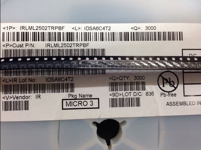 全新IRLML2502IRLML2502TRPBF
