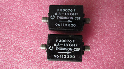 美国进口 F30076F 6.8-18GHz SMA RF射频微波同轴超宽带隔离器