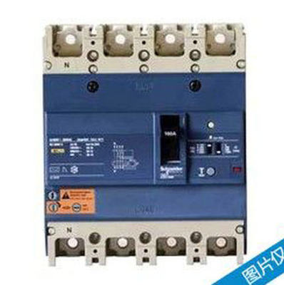 施耐德EZD100M4100N 塑壳断路器 4P 100A固定式/板前接线