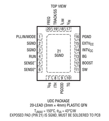 进口原装 LTC3807EUDC LTC3807IUDC LTC3807HUDC LTC3807 MPUDC