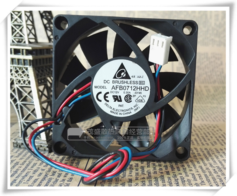 台达 7020 7CM AMD平台静音电脑CPU风扇 AFB0712HHD 12V 0.30A_虎窝淘