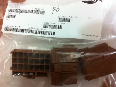 1-967625-1 泰科/安普 TE/AMP 原装正品连接器 接插件 现货期货