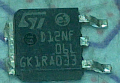 进口原装 D12NF06L STD12NF06LT4 STD12NF06LTO-252贴片 MOS场管