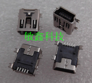 5p mini usb MP3 MP4 手机 平板 USB 口 MINI 5P USB 贴片连接器