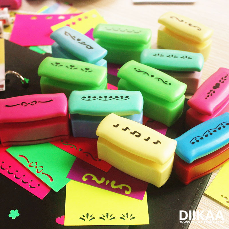 照片边界压花器小学生幼儿园成长手册diy材料包儿童档案制作素材_虎窝淘