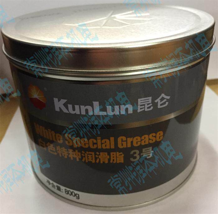 昆仑白色特种润滑脂润滑油800g 3#雪油 汽车天窗 塑料齿轮白脂