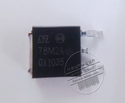 全新原装正品L78M24CD2T 24V贴片三端稳压芯片 三极管 78M24