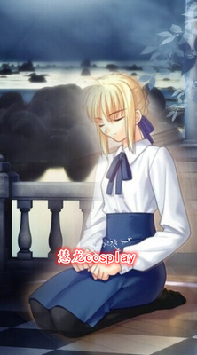 特价包邮 fate stay night命运之夜SABER阿尔托利亚日常服cos