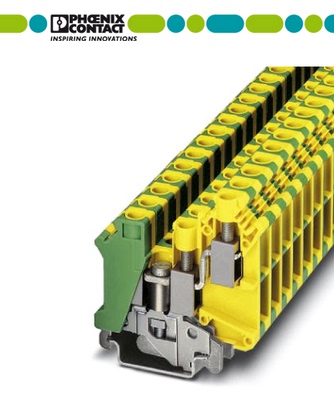 菲尼克斯德国一进两出接地端子