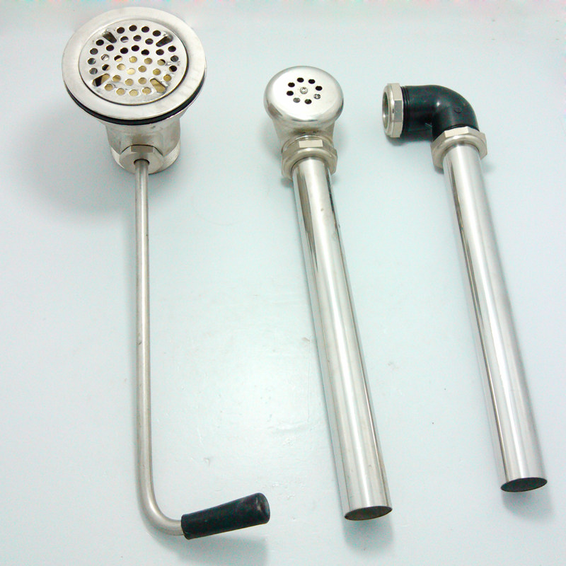 正品厨房曲棍下水器 下水头配件 去水器 商用酒店设备下水配件