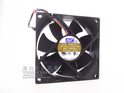AVC 8025 12V 0.70A 8厘米 4线 服务器 机箱风扇 DS08025B12U