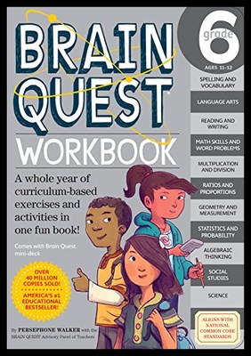 现货 Brain Quest Workbook: Grade 6