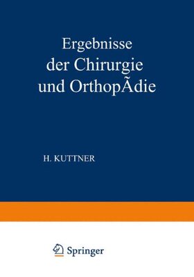 【预订】Ergebnisse Der Chirurgie Und Orthopa...