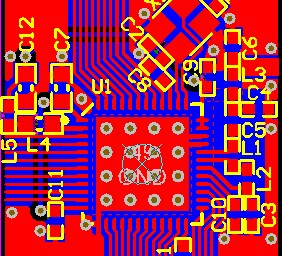 蓝牙模块NRF51822 蓝牙4.0 nrf51822模块pcb BLE蓝牙模块 RF51822