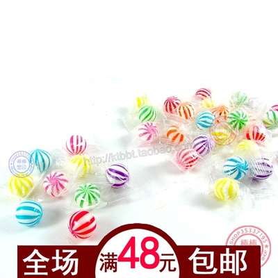 手工糖果 圣诞节糖果喜糖散装 可爱西瓜糖 彩球spheres水果糖