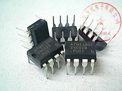 AT24C02B-PU27, AT24C02-PC27, 24C02〖进口原装〗赛格市场G332室