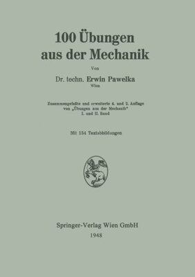 【预订】100 Ubungen Aus Der Mechanik