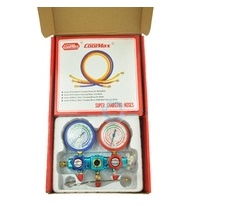 格美双表阀 CM-736G-R410 0.9m 铝架 空调加氟表 雪种表加氟表