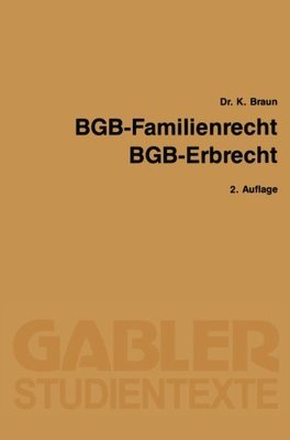 【预售】Bgb - Familienrecht, Bgb - Erbrecht