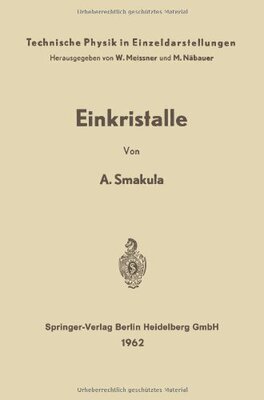 【预订】Einkristalle: Wachstum, Herstellung ...