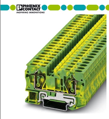 菲尼克斯德国黄绿双色端子