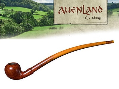 德国华云Vauen新魔戒系列进口石楠木烟斗 指环王烟斗长杆柄阅读斗