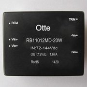 Otte芯片dcdc110转12v稳压隔离 20W电源模块RB11012MD-20W