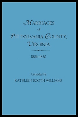 【预售】Marriages of Pittsylvania County, Virg