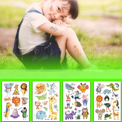 Jungle Party Animal Temporary Tattoos Waterproof Tattoo er S