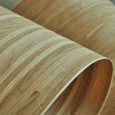 Natural Parquet Wood Veneer Russian Oak Veneer Cross Cut wit