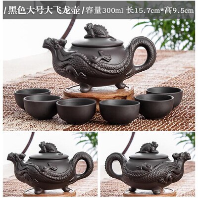 Large Capacity Yixing Zhu Ni Flower Tea Kettle Large Purple