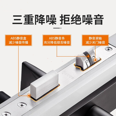 72557260款木门门锁室内锁具卧室F门锁执手锁房间不锈钢门锁执手