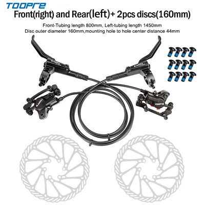 Toopre Bike Brake Pads Hydraulic Brakes for Bikes  MTB Kit S