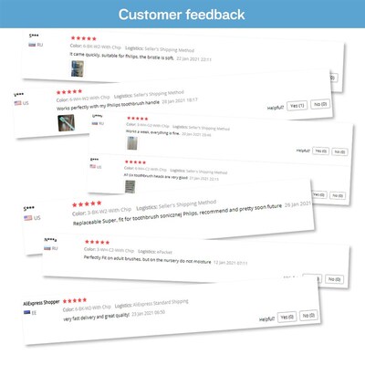 Brush Heads Replacement Compatible with Phillips Sonicare El