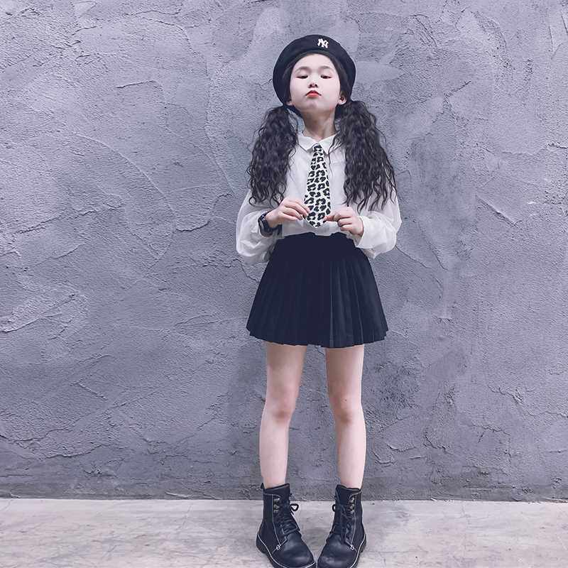 Leng Niang Custom Girl's Summer Pleated R Skirt Baby's College Style ...