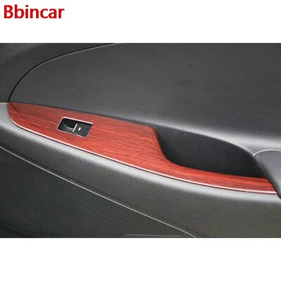 Bbincar ABS Wood Paint Interior Inner Handle Panel AC Vent D