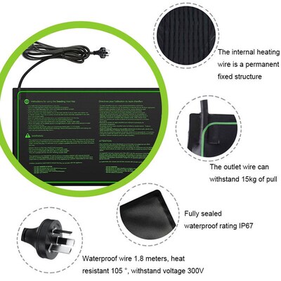 Seedling Heating Mat 60x30cm Waterproof Plant Seed Germinati