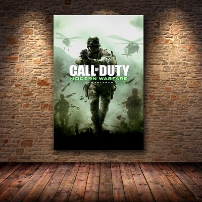 Call of Duty Modern Warfare Wall Art Canvas Poster And Print