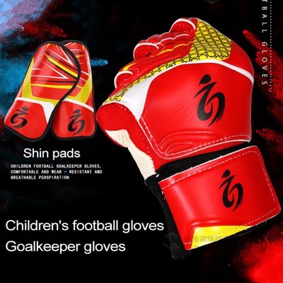 Youth Kids Football Soccer Goalkeeper Goalie Training Gloves