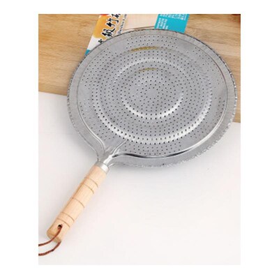 21cm Wooden Handle Heat Diffuser Stove Pan Gas Electric Slow