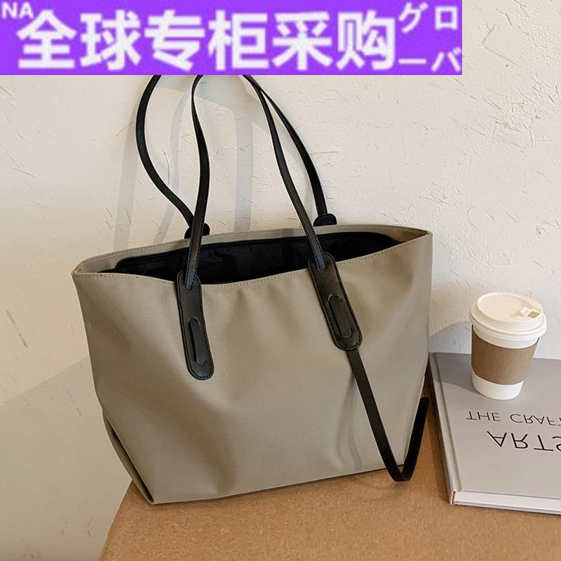 新款日本新款高i级感帆布包大容量设计单肩手提大2022年新款潮通_虎窝淘