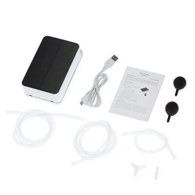 Multi purpose Solar Aquarium Air Pump Fish Tank Mini Air Co