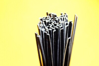 200 pcs violin (black+white+black)wood strip 48mm Length, de