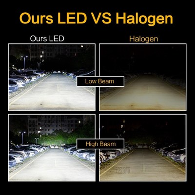 2pcs CSP Chip H1 H3 H11 H7 LED Ice Bulbs for Car Headlights