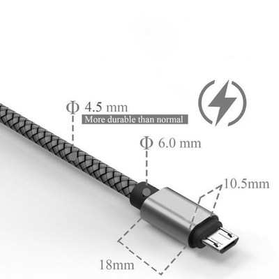 Micro USB Charger Cable for huawei honor mate 10 lite mate
